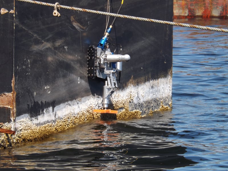 Fueling Economic Benefits with Remote Removal of Marine Biofouling