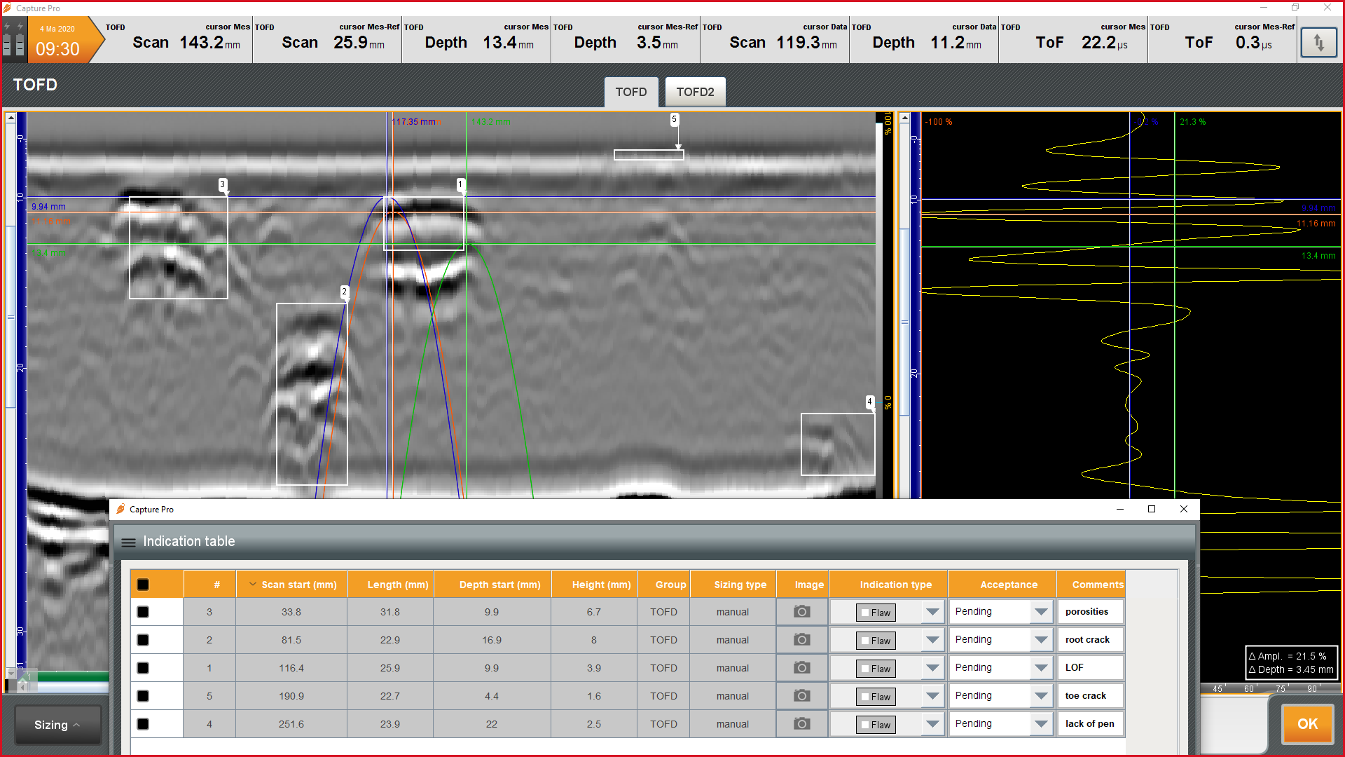 TOFD Gets a Boost with Capture™ for the M2M Gekko® and Mantis™